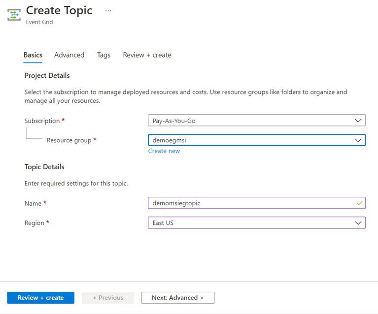 Send Events To Event Grid Topic From Blob Triggered Azure Function